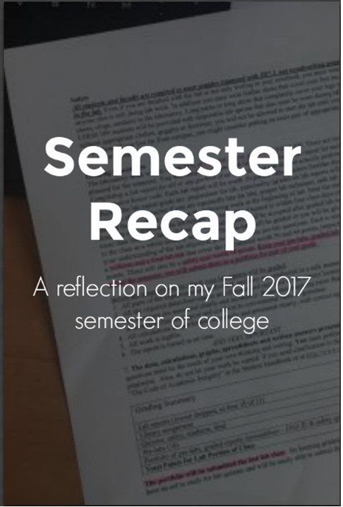 Semester Recap – NURSE ANNA