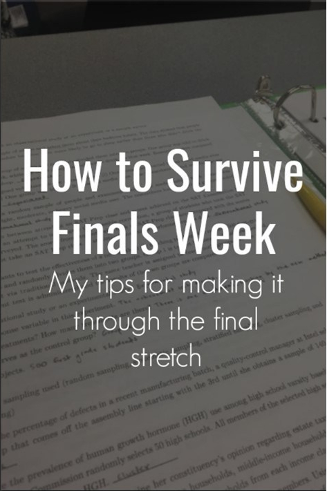HOW TO SURVIVE FINALS WEEK – NURSE ANNA
