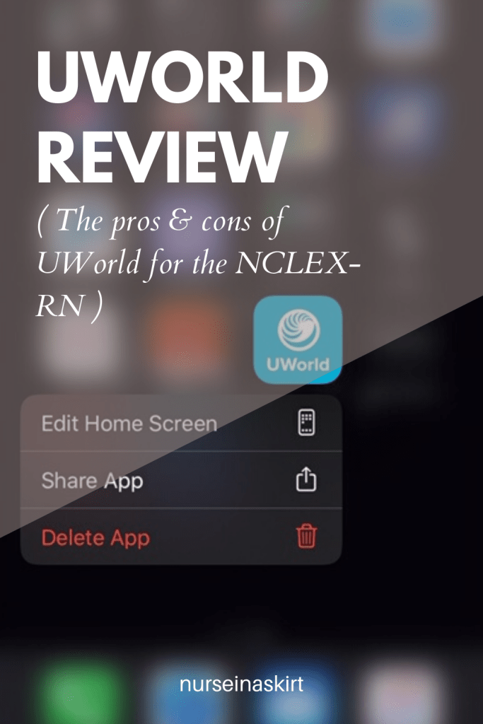 UWORLD REVIEW – NURSE ANNA
